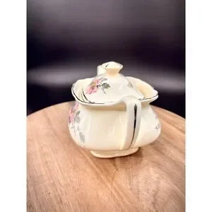 Dining | Lido Ws George Sugar Bowl Pink Floral China Made In The Usa ...